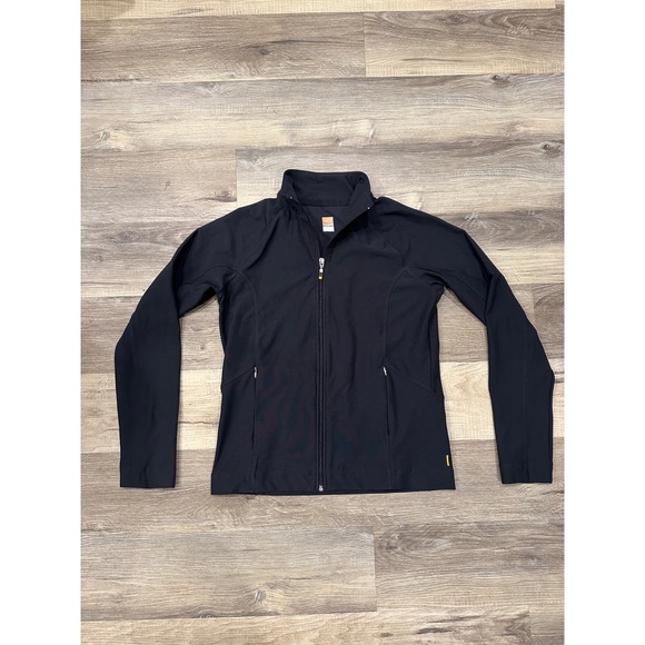 Lucy | Jackets & Coats | Lucy Womens Black Full Zip Mock Neck Athletic ...